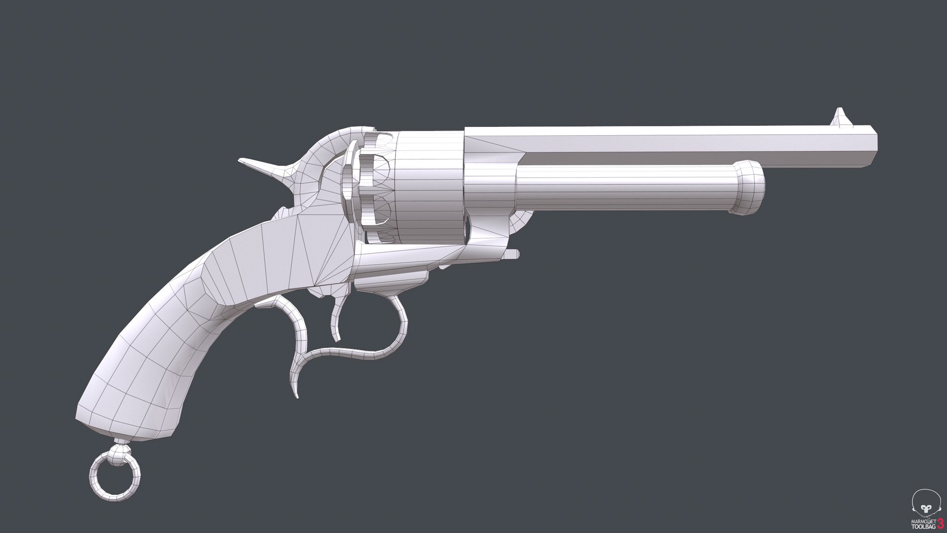 Revolver Lemat Westworld 3D - TurboSquid 1319786