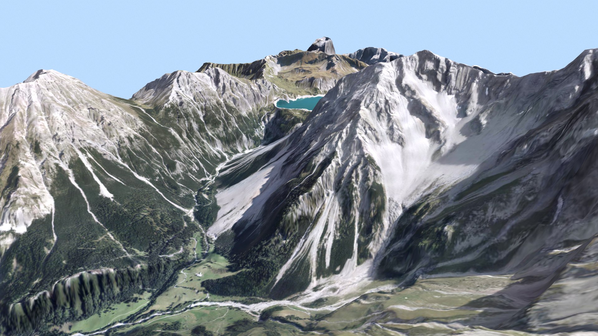 Mountain Landscape Alps Switzerland 2 3D - TurboSquid 1738511