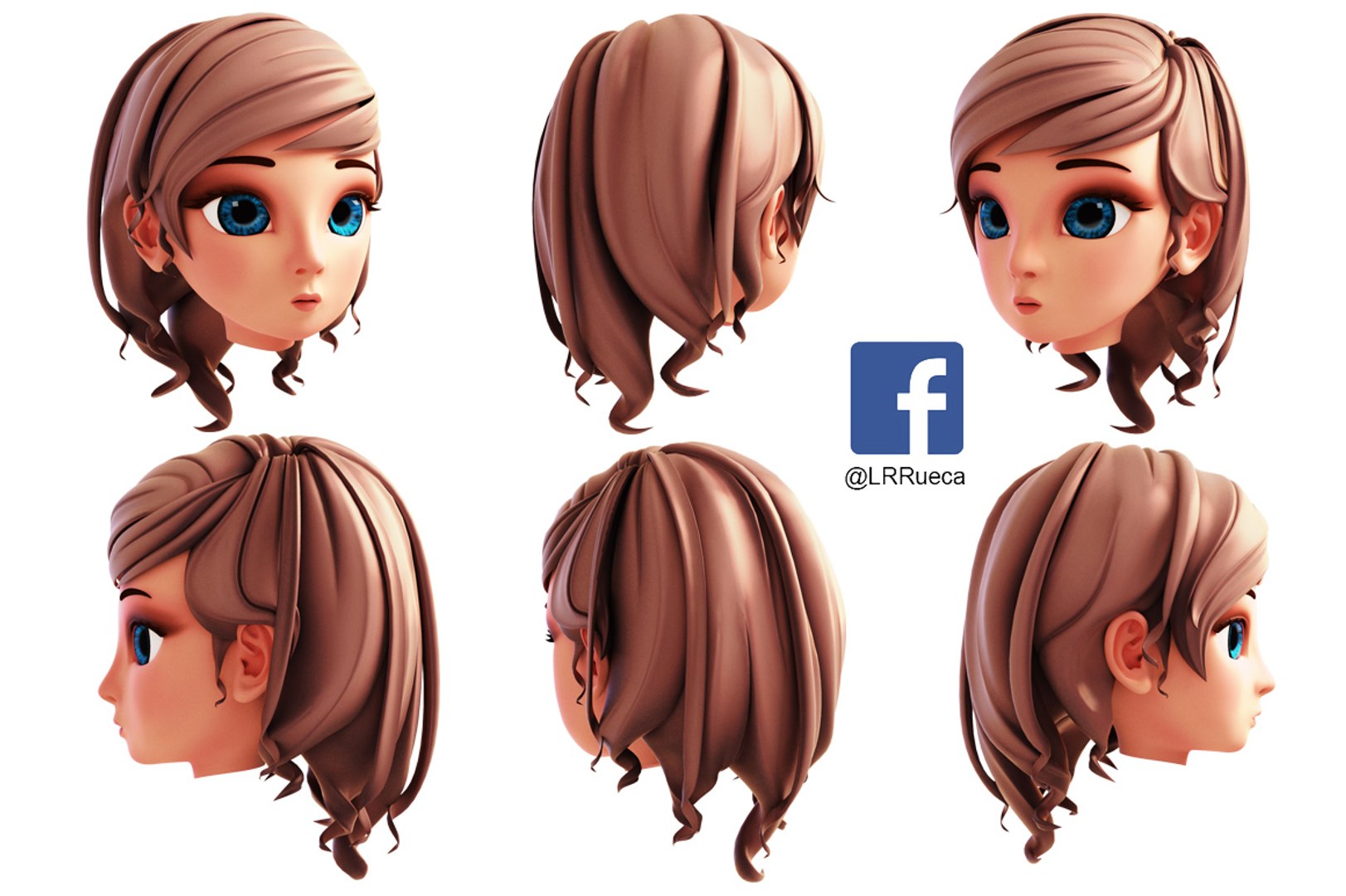 3D Sg2fc Girl Character - TurboSquid 1164702