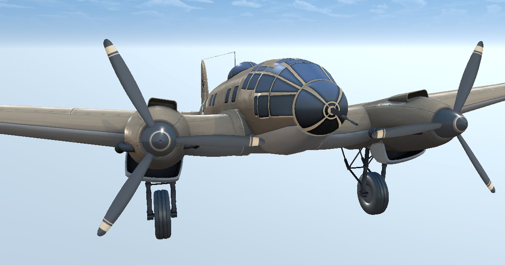German Bomber Hand-painted 3D Model - TurboSquid 1690856