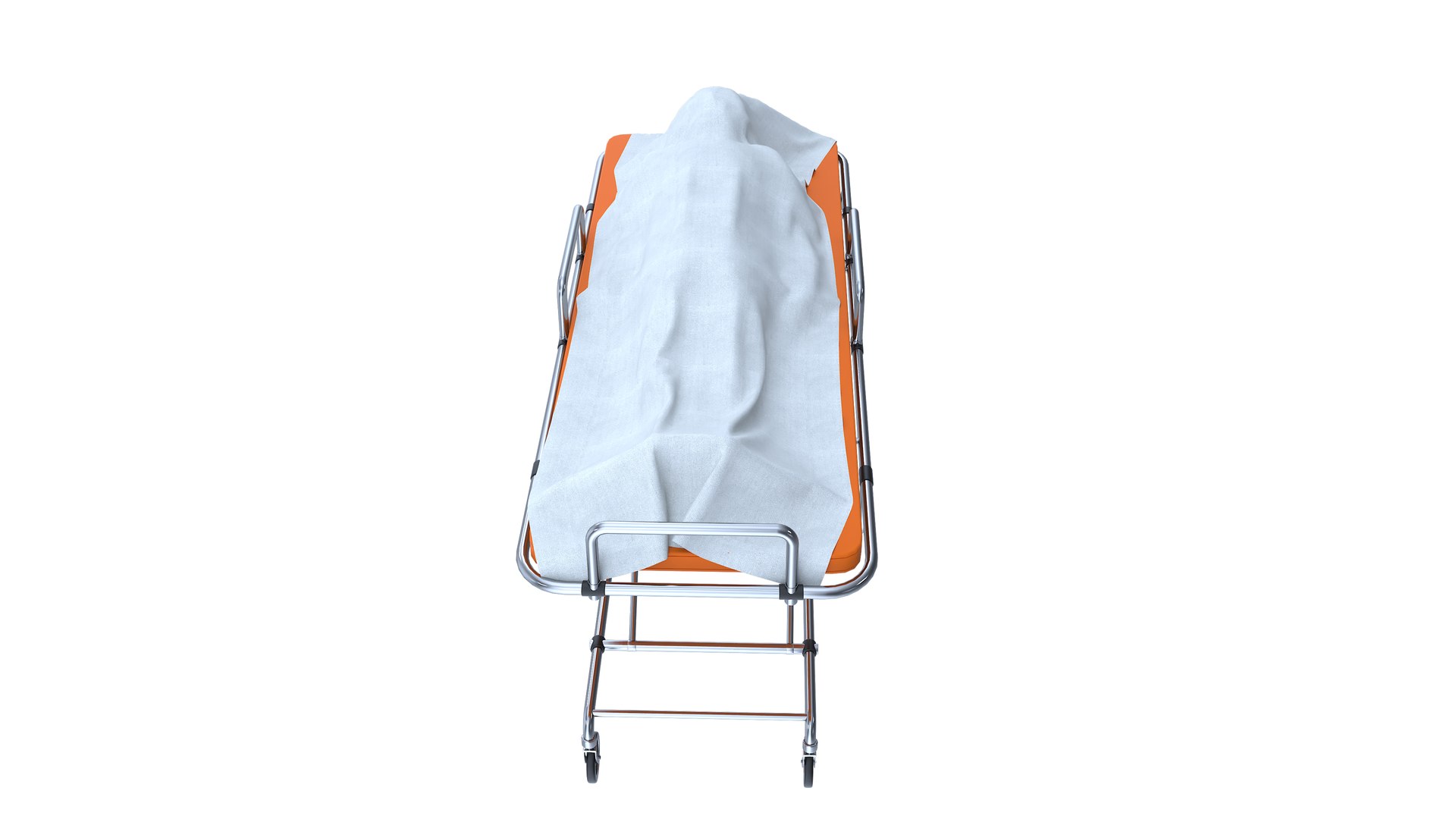 3D Morgue Gurney With Man Corpse And Tray - TurboSquid 2235761