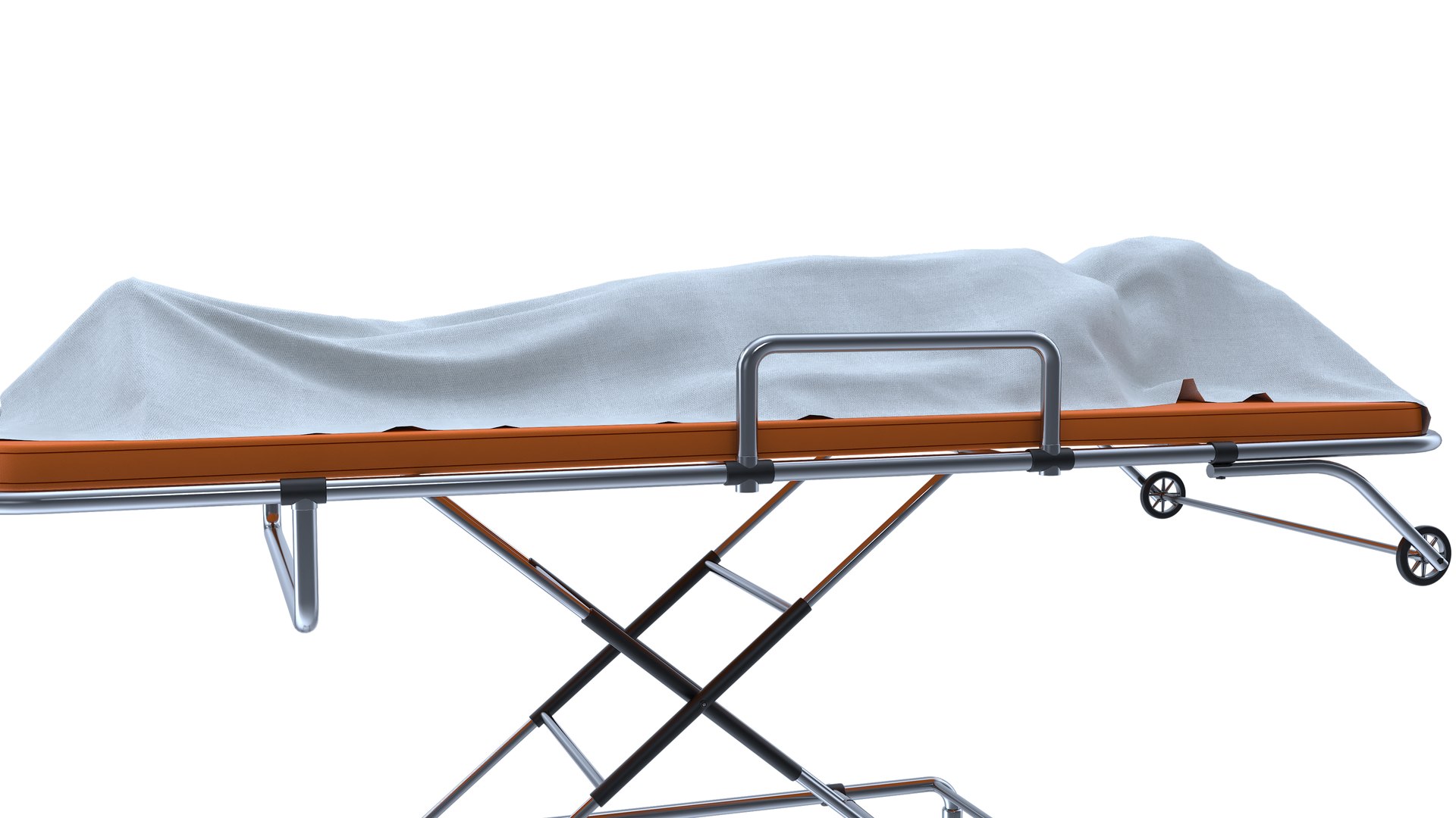 3D Morgue Gurney With Man Corpse And Tray - TurboSquid 2235761