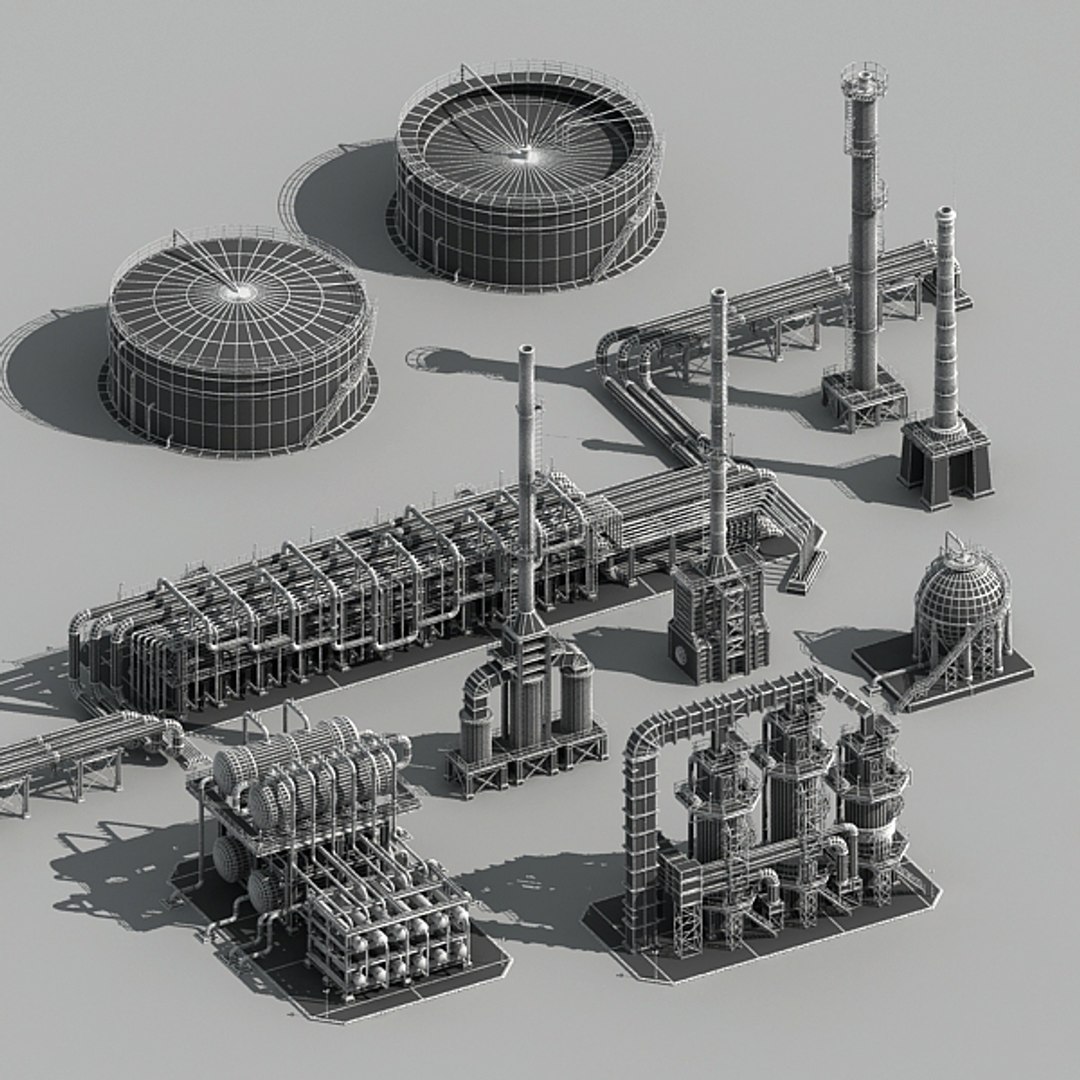 3d model refinery