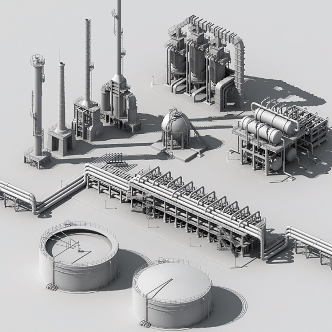3d model refinery