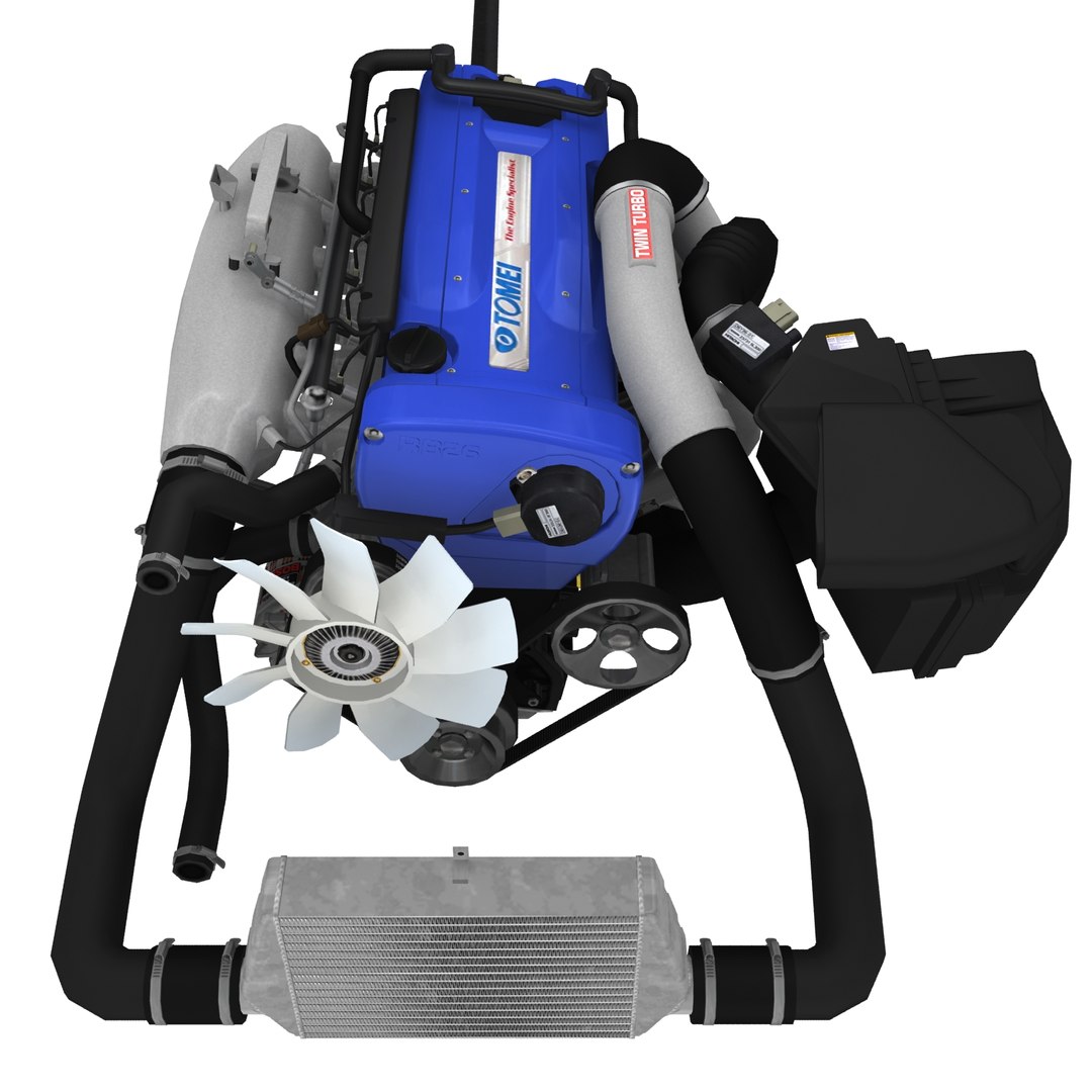 3D Rb26dett Engine 2 Nissan Skyline - TurboSquid 1375258