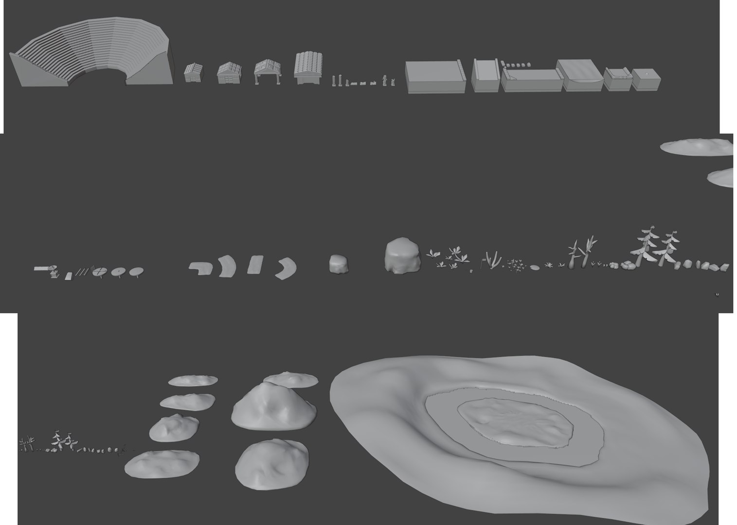 Low Poly Golf Assets Model - TurboSquid 1986446