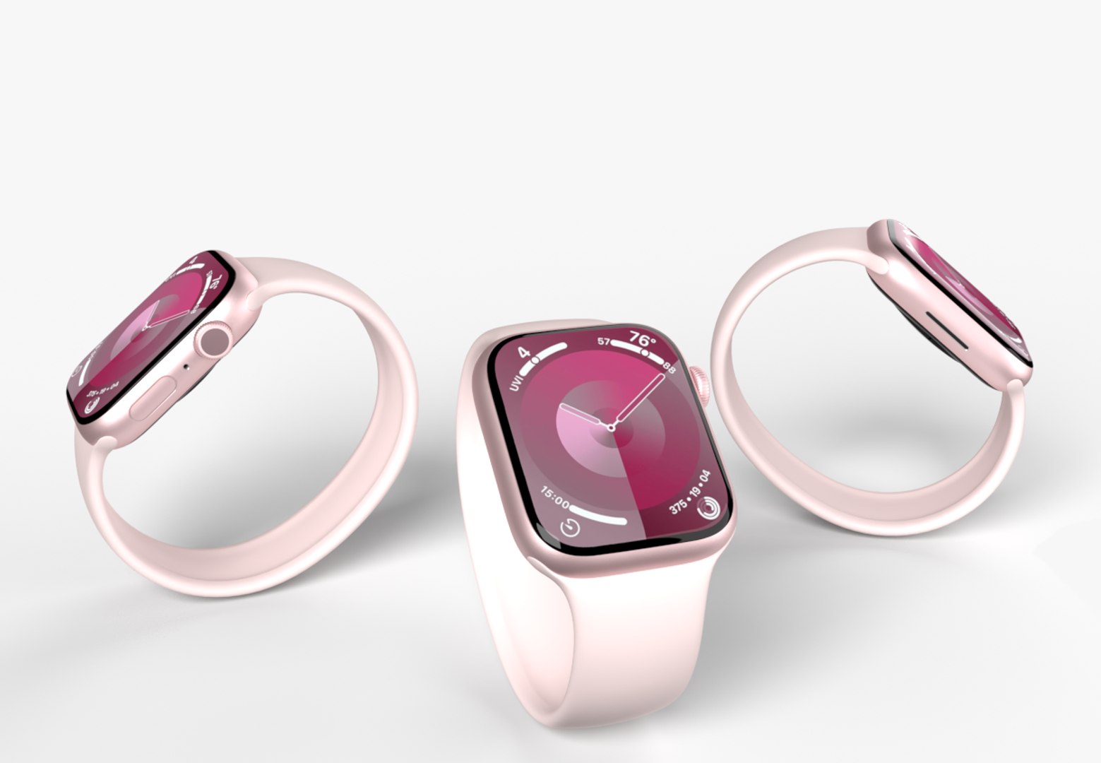 Apple Watch Series 9 All Colors Model - TurboSquid 2132509