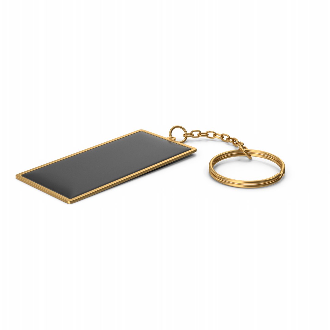 Gold Keychain 3D - TurboSquid 2208659