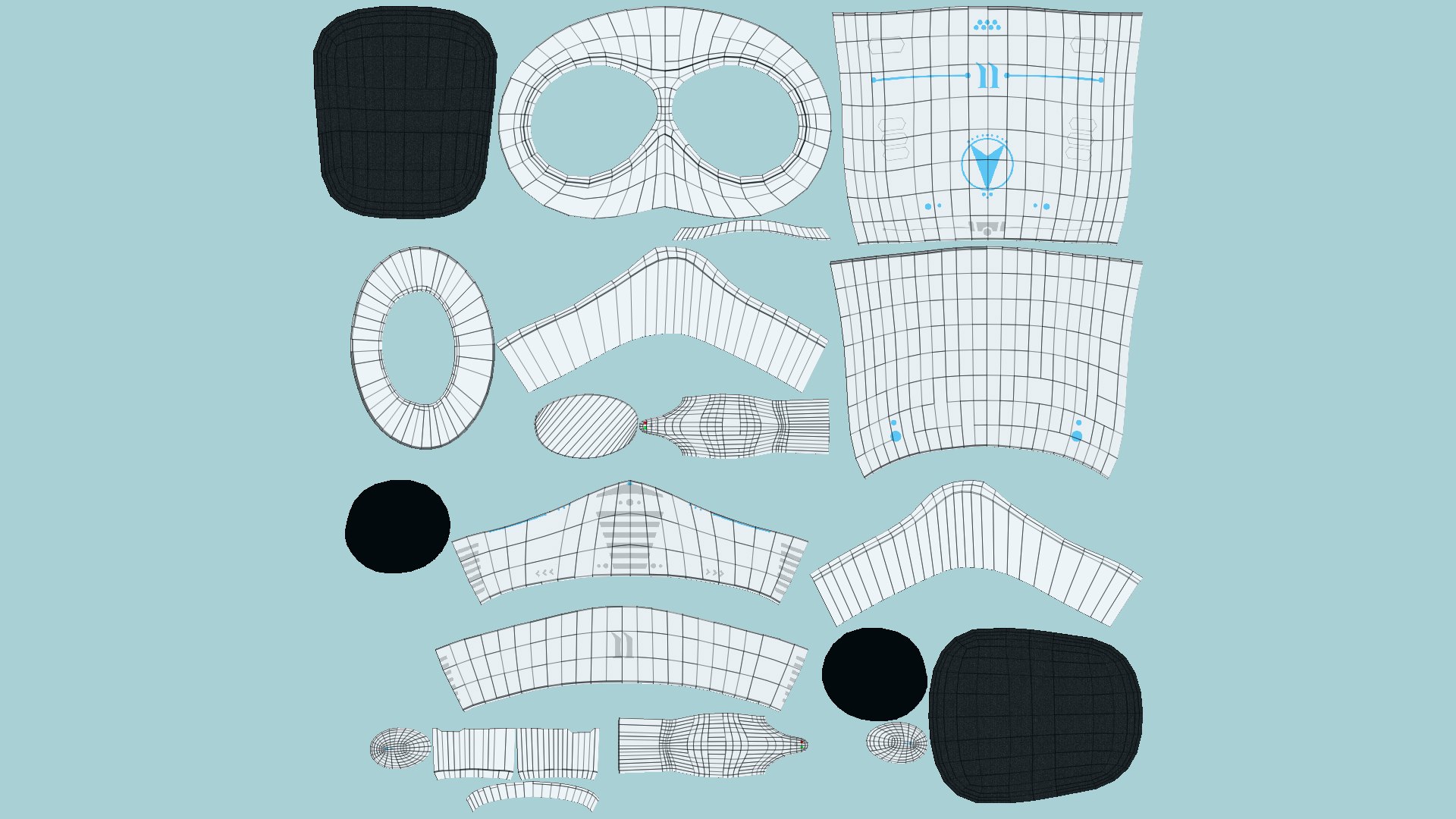 3D Jetpack J01 White Blue - SciFi Character Design - TurboSquid 1969766