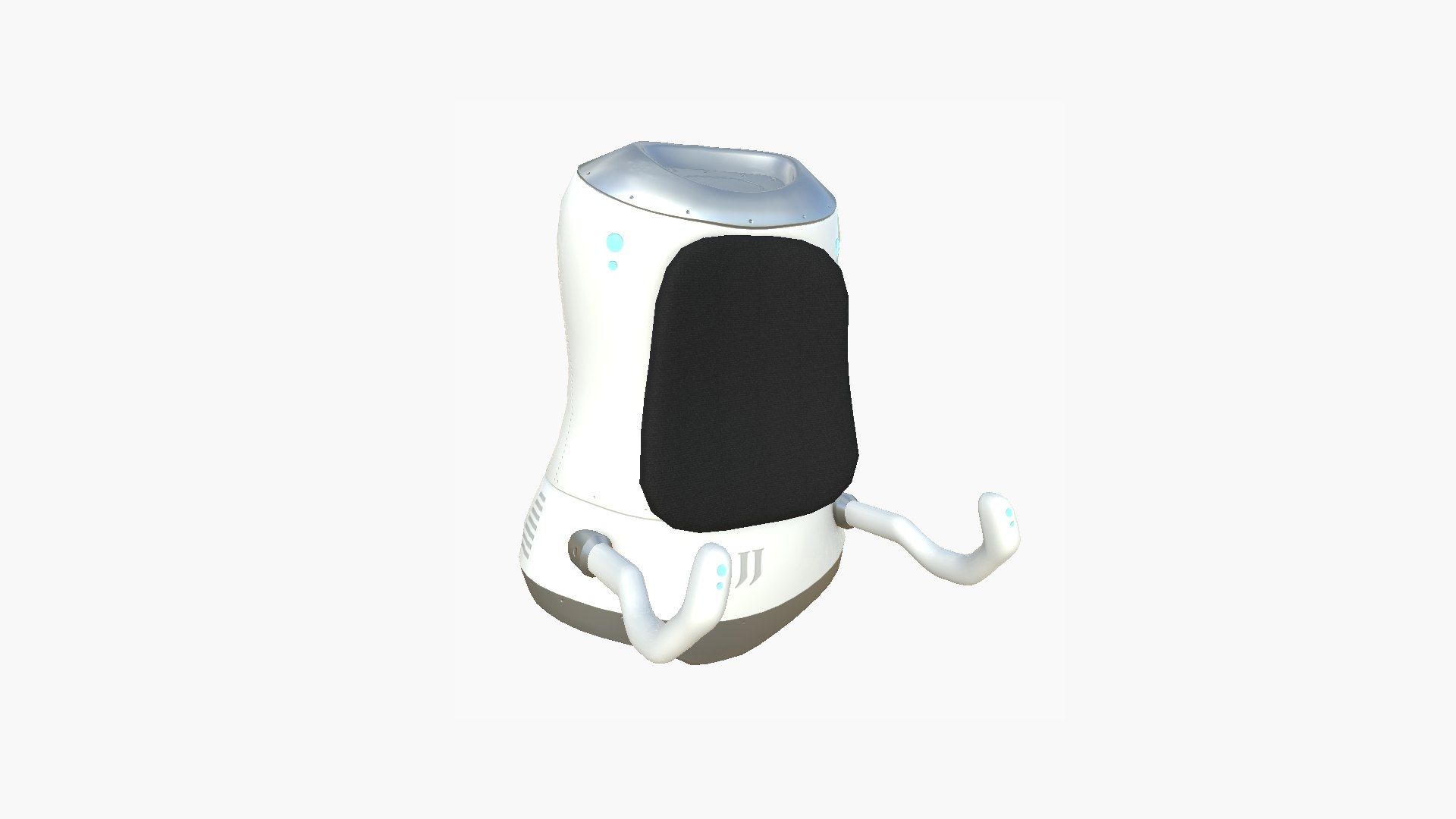 3D Jetpack J01 White Blue - SciFi Character Design - TurboSquid 1969766