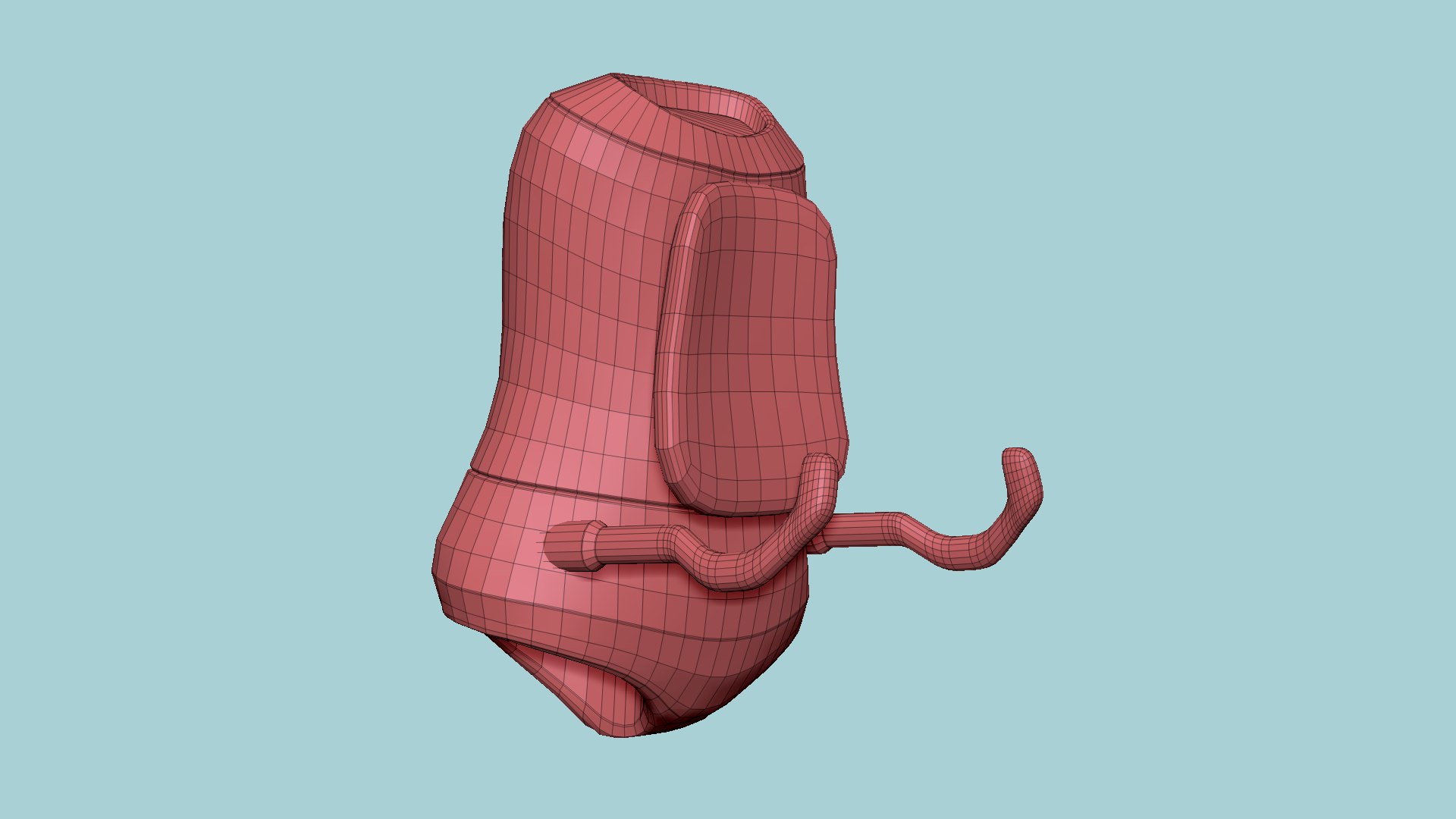 3D Jetpack J01 White Blue - SciFi Character Design - TurboSquid 1969766