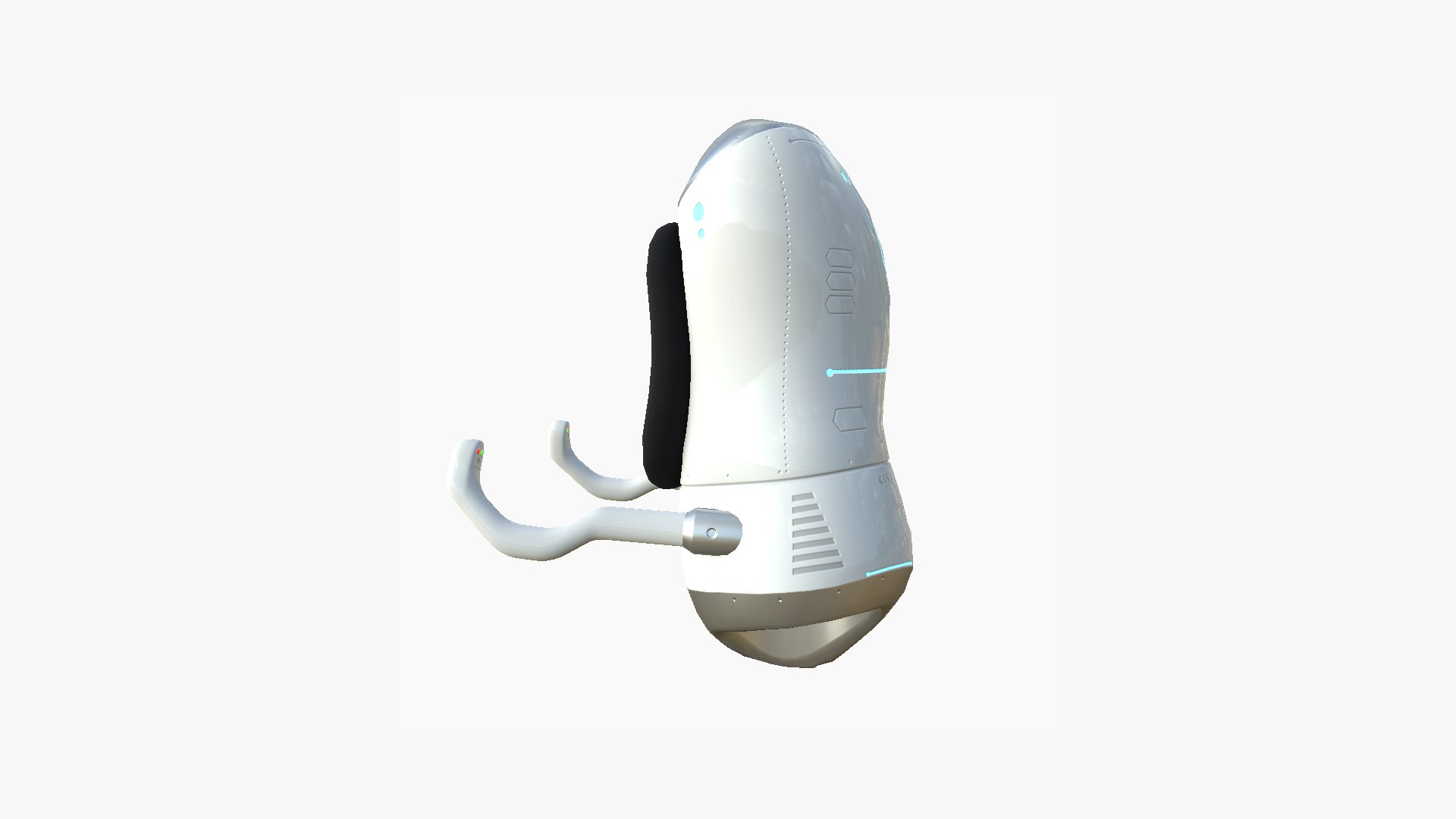 3D Jetpack J01 White Blue - SciFi Character Design - TurboSquid 1969766