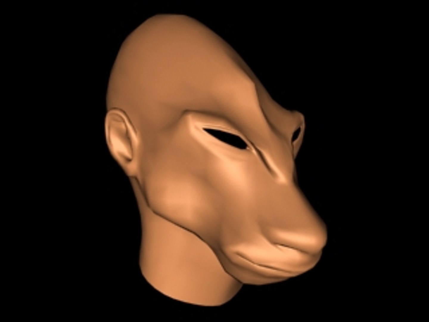 monster head 3d model