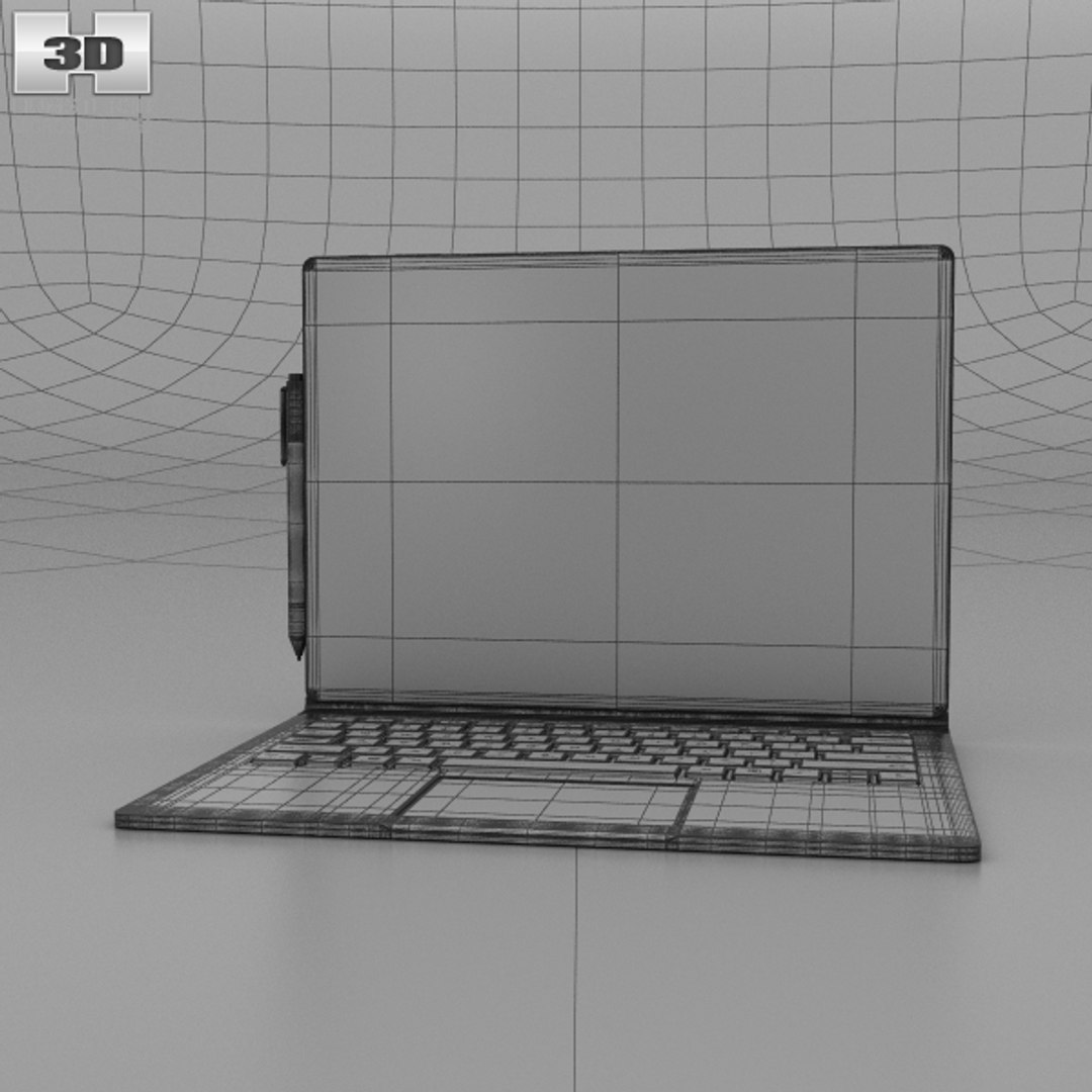 Microsoft Surface Book 3D Model - TurboSquid 1225847