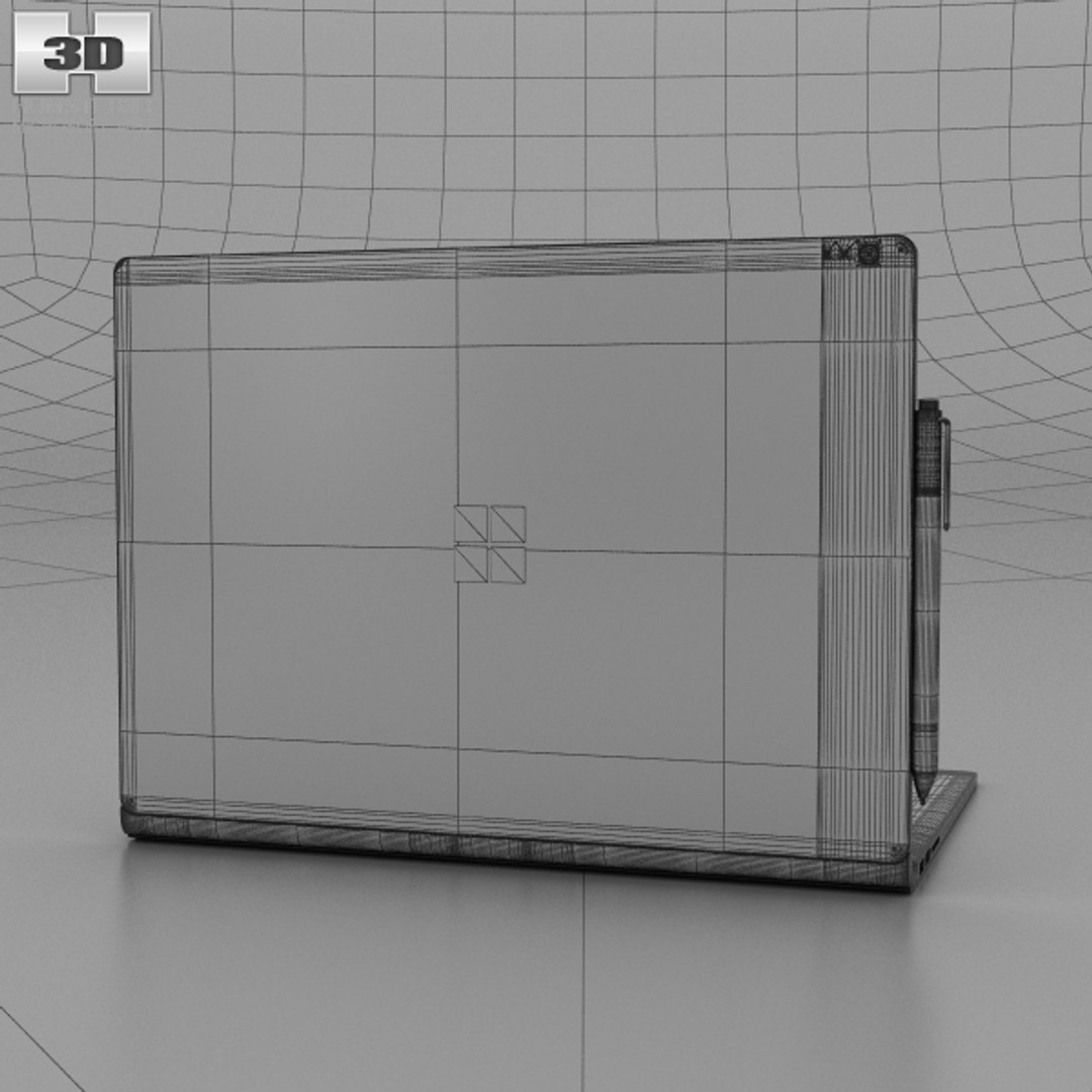 Microsoft Surface Book 3D Model - TurboSquid 1225847