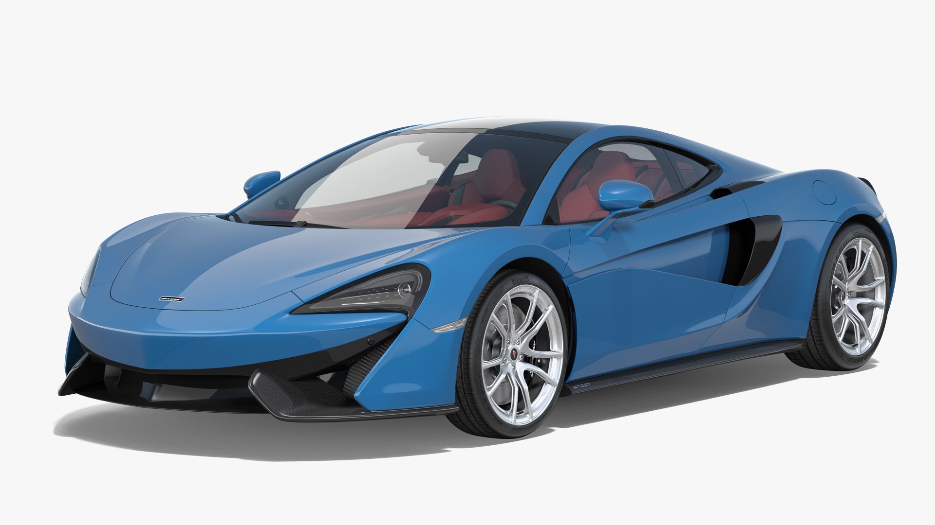 3d model supercar mclaren 570gt 2017