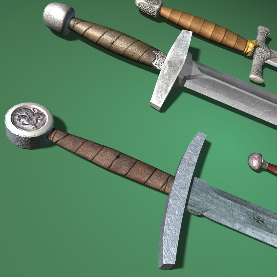 3d Swords Dagger Weapons