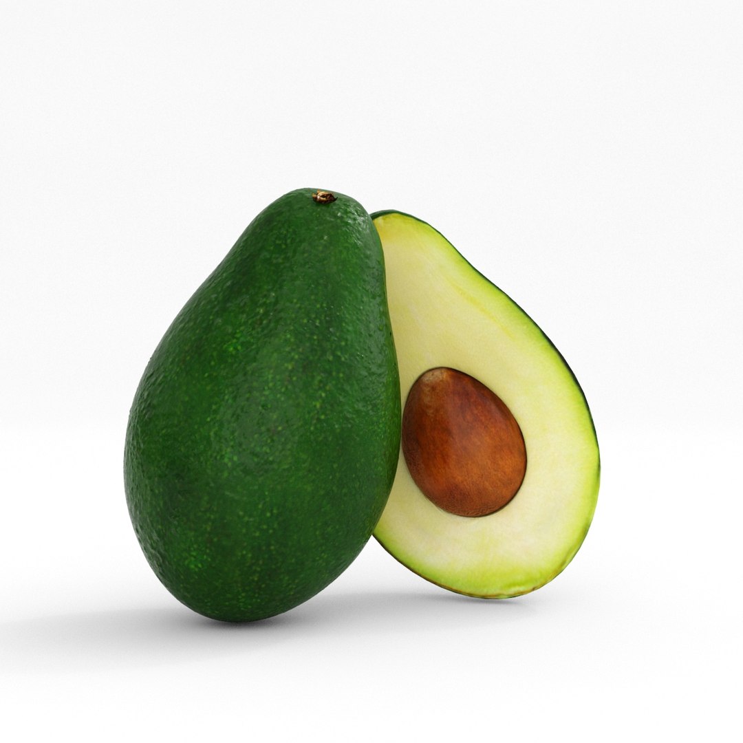 Realistic Avocado 3D Model - TurboSquid 1163300