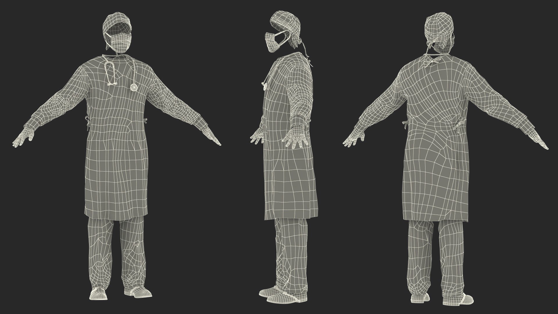 Doctors Suit 3D Model - TurboSquid 2130644