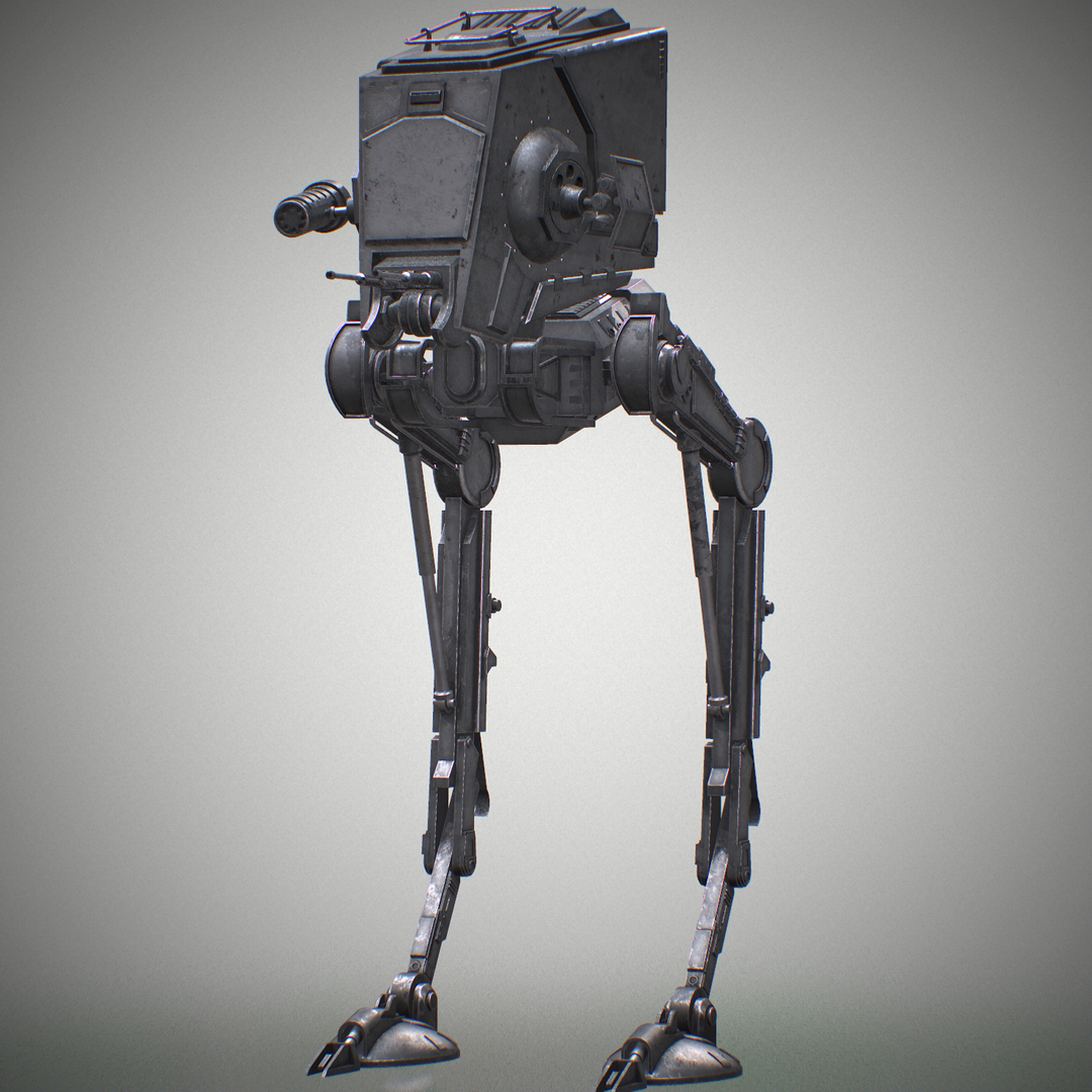 Rigged at-st walker 3D - TurboSquid 1383968