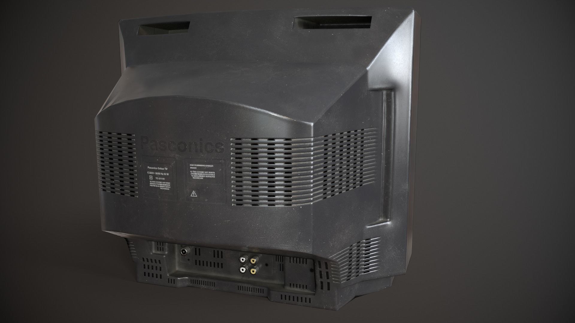 3D TV Retro 90s - TurboSquid 1949799