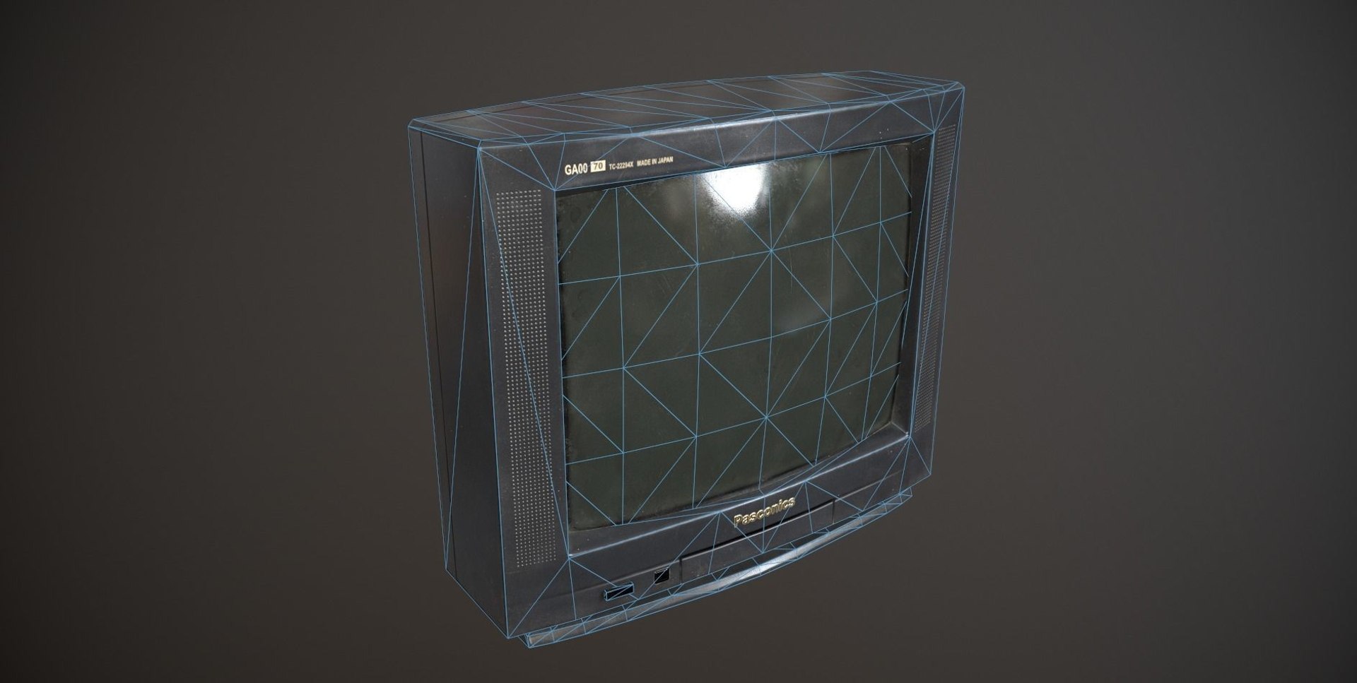 3D TV Retro 90s - TurboSquid 1949799