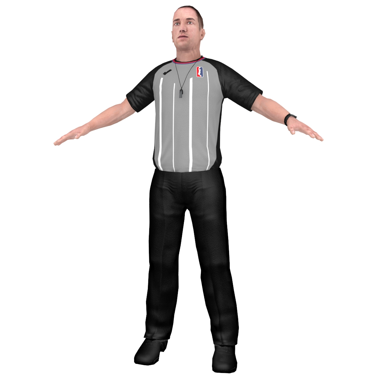3D basketball referee model - TurboSquid 1350268