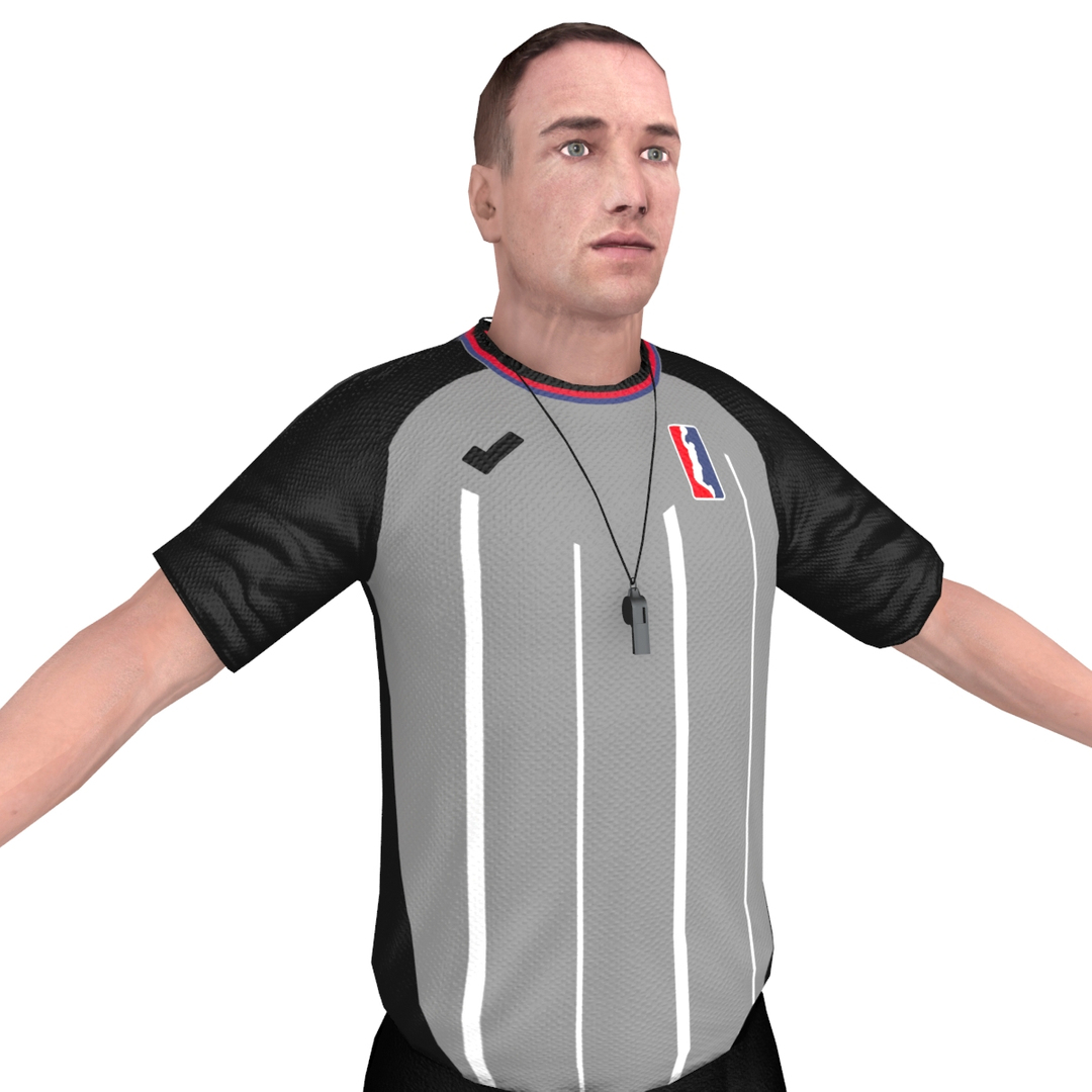3D basketball referee model - TurboSquid 1350268