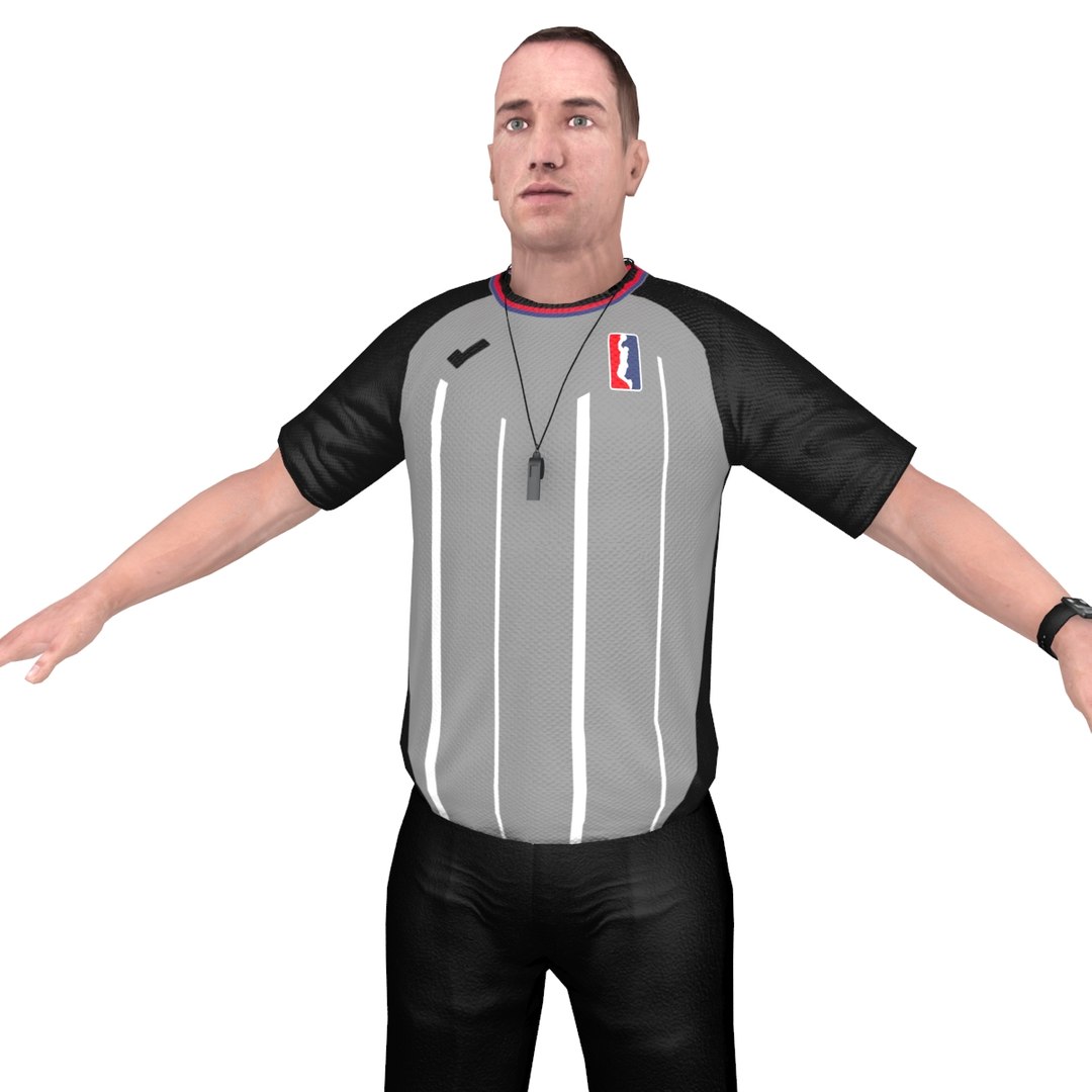 3D Basketball Referee Model - TurboSquid 1350268