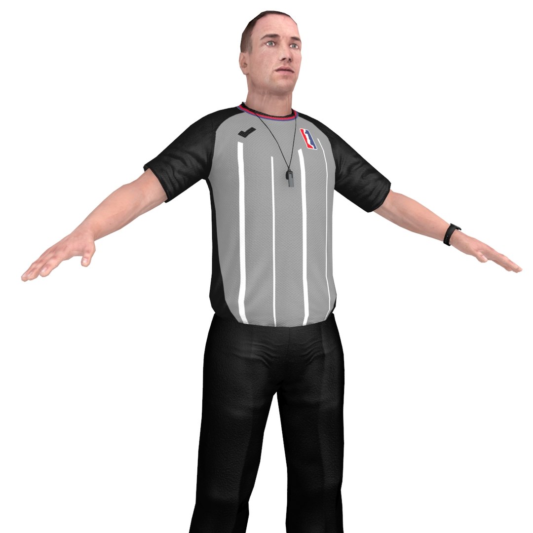 3D Basketball Referee Model - TurboSquid 1350268