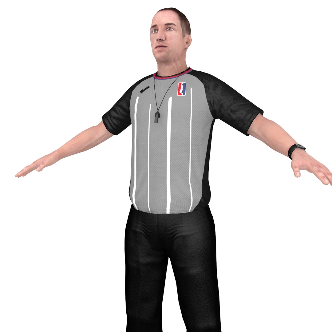 3D Basketball Referee Model - TurboSquid 1350268