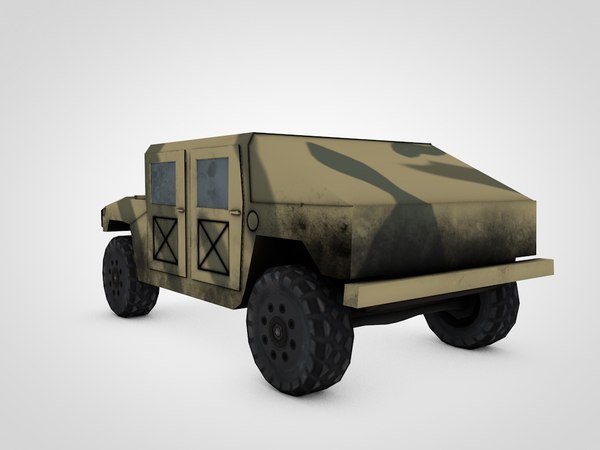 free army car 3d model