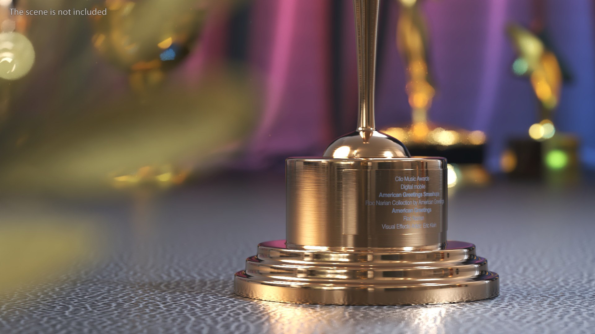 Clio Statuette Bronze 3D Model - TurboSquid 2349696