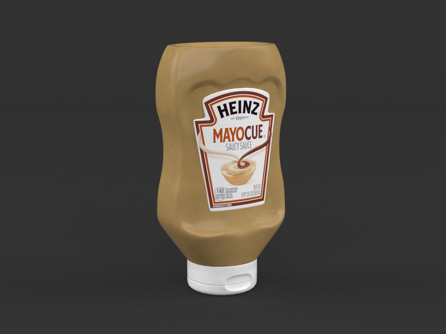Heinz Mayomust Mayonnaise 3D Model - TurboSquid 1629980