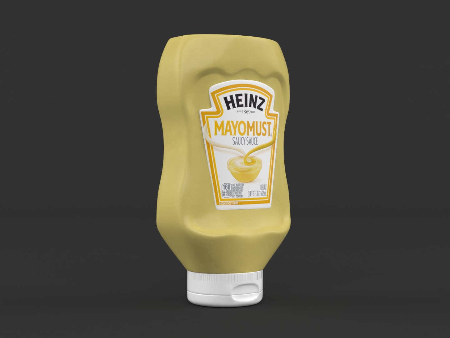 Heinz Mayomust Mayonnaise 3D Model - TurboSquid 1629980