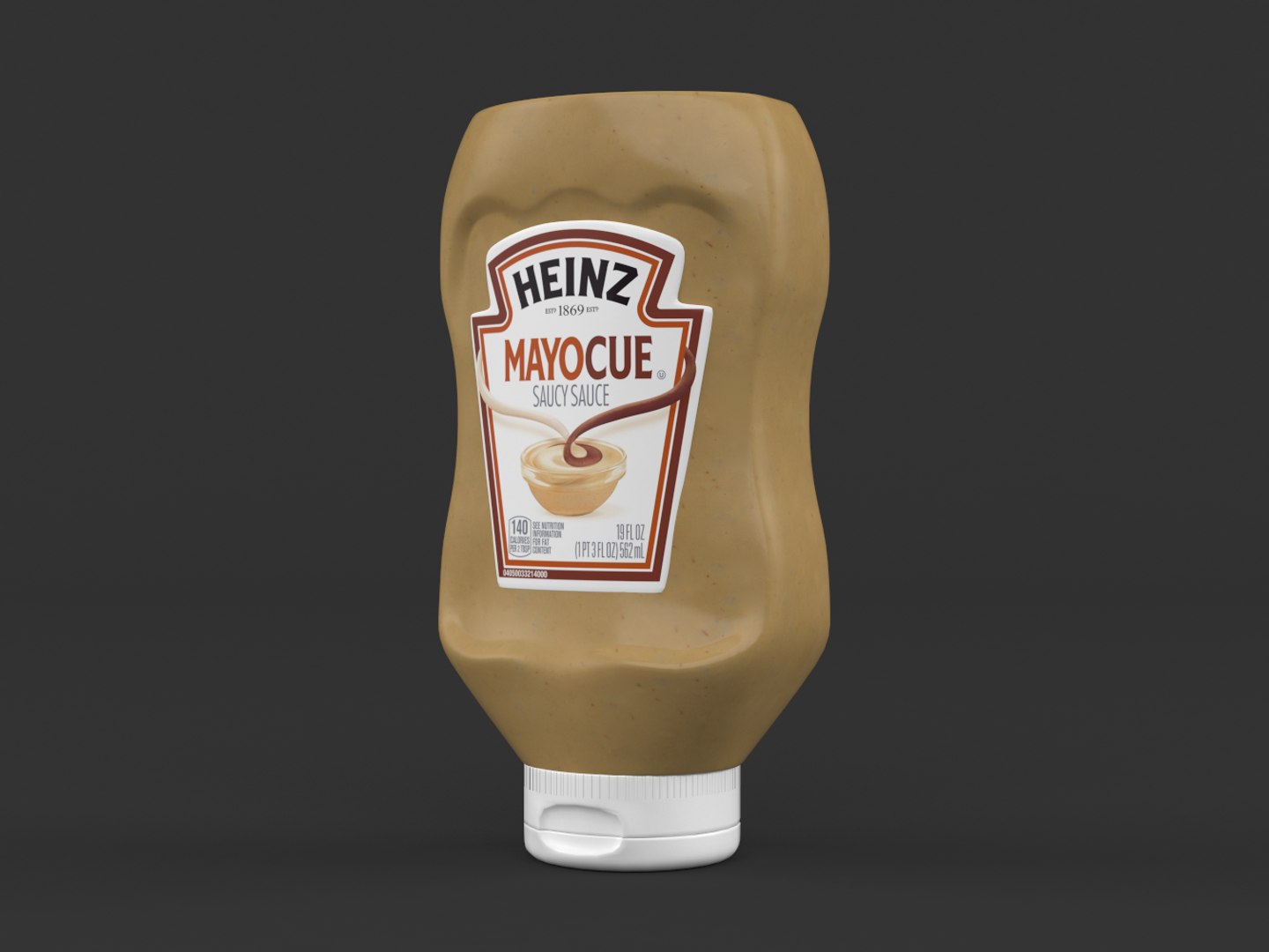 Heinz Mayomust Mayonnaise 3D Model - TurboSquid 1629980