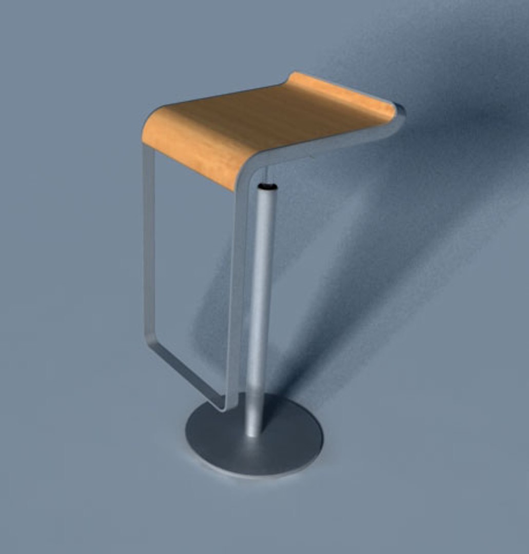 Lem Piston Stool 3d Model
