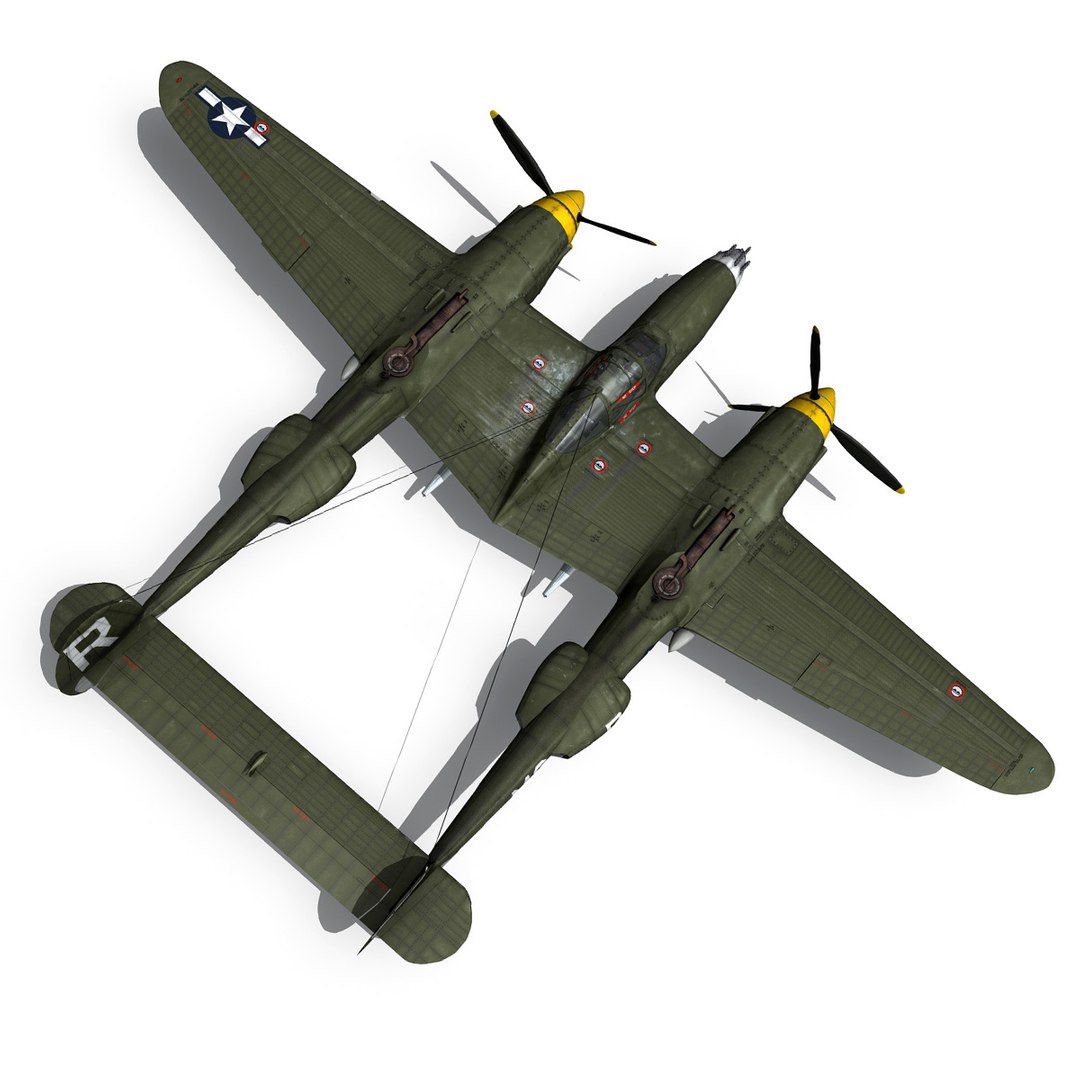 3d Lockheed Lightning - Gentle