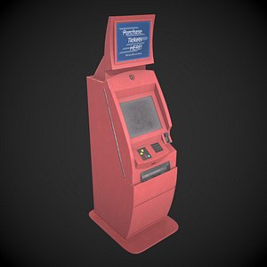 3D Ticket Machine Models - Browse & Download Formats - TurboSquid