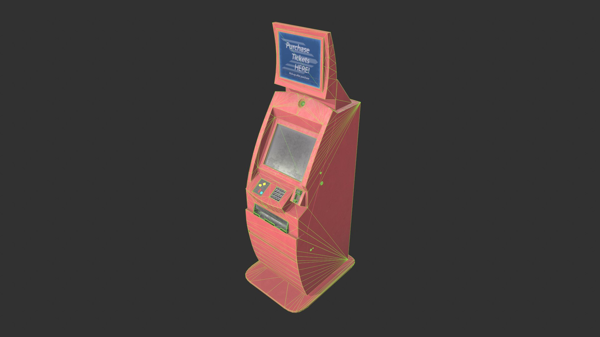 3D Ticket Machine Terminal Model - TurboSquid 2102814