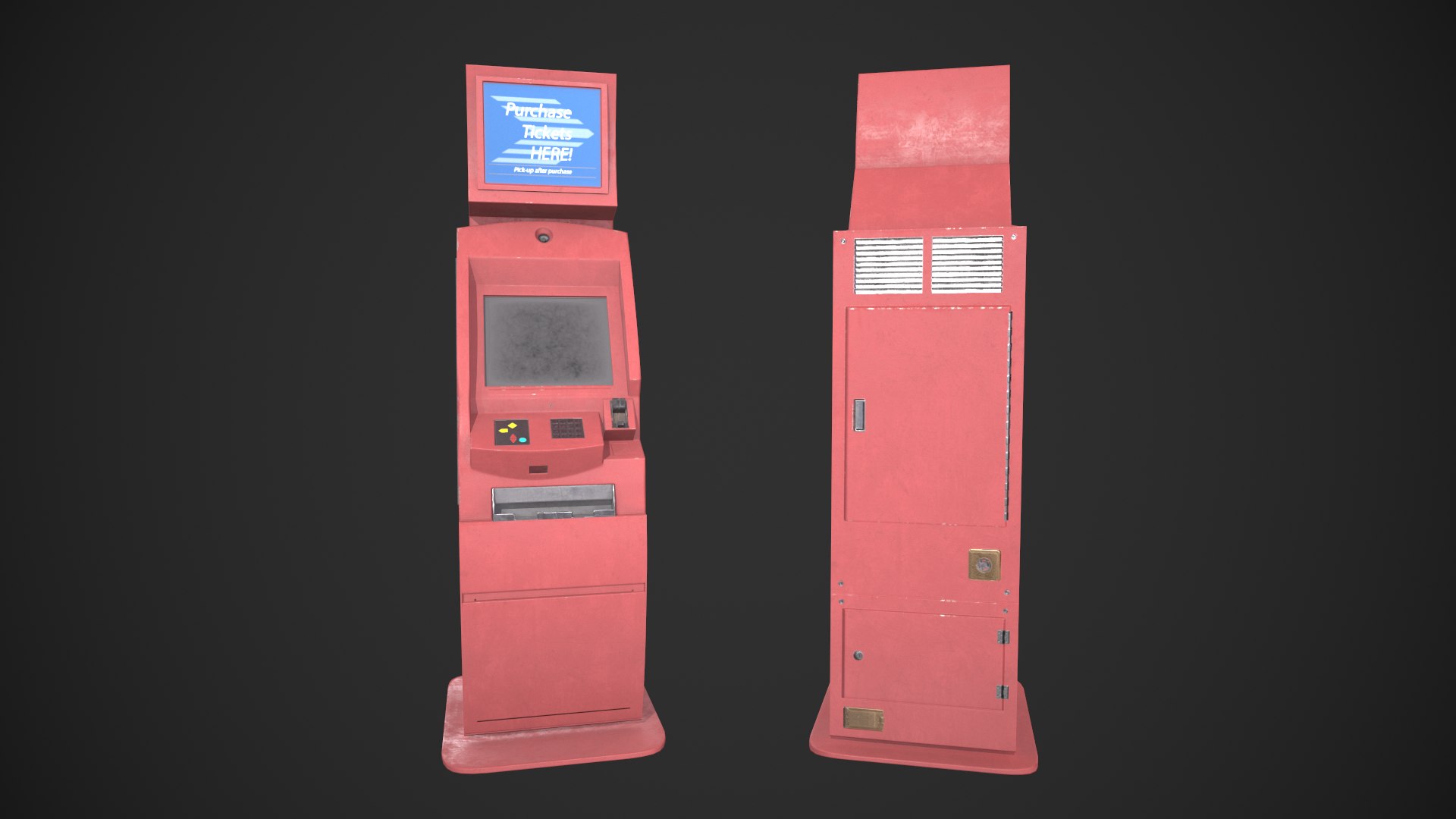 3D Ticket Machine Terminal Model - TurboSquid 2102814