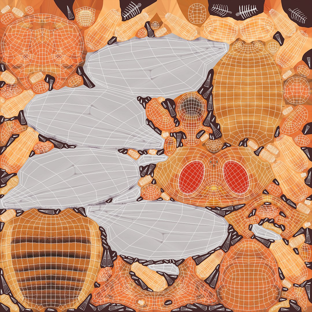 3D Model Fruit Fly Fur - TurboSquid 2355319