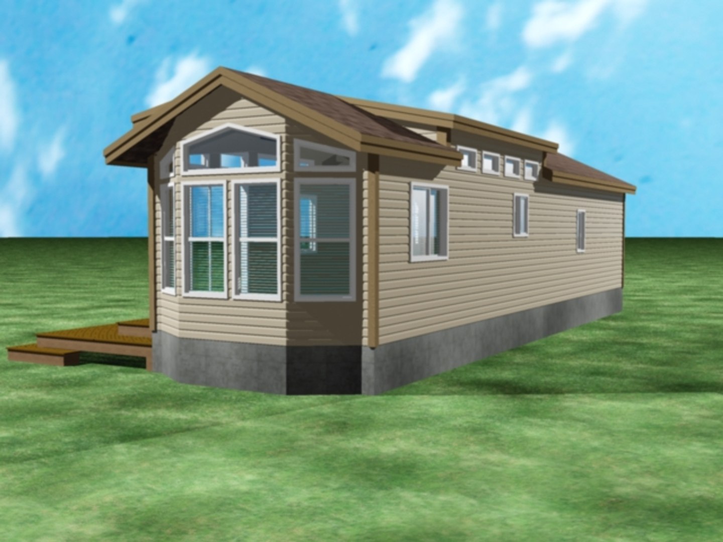 3d Model Park Trailer