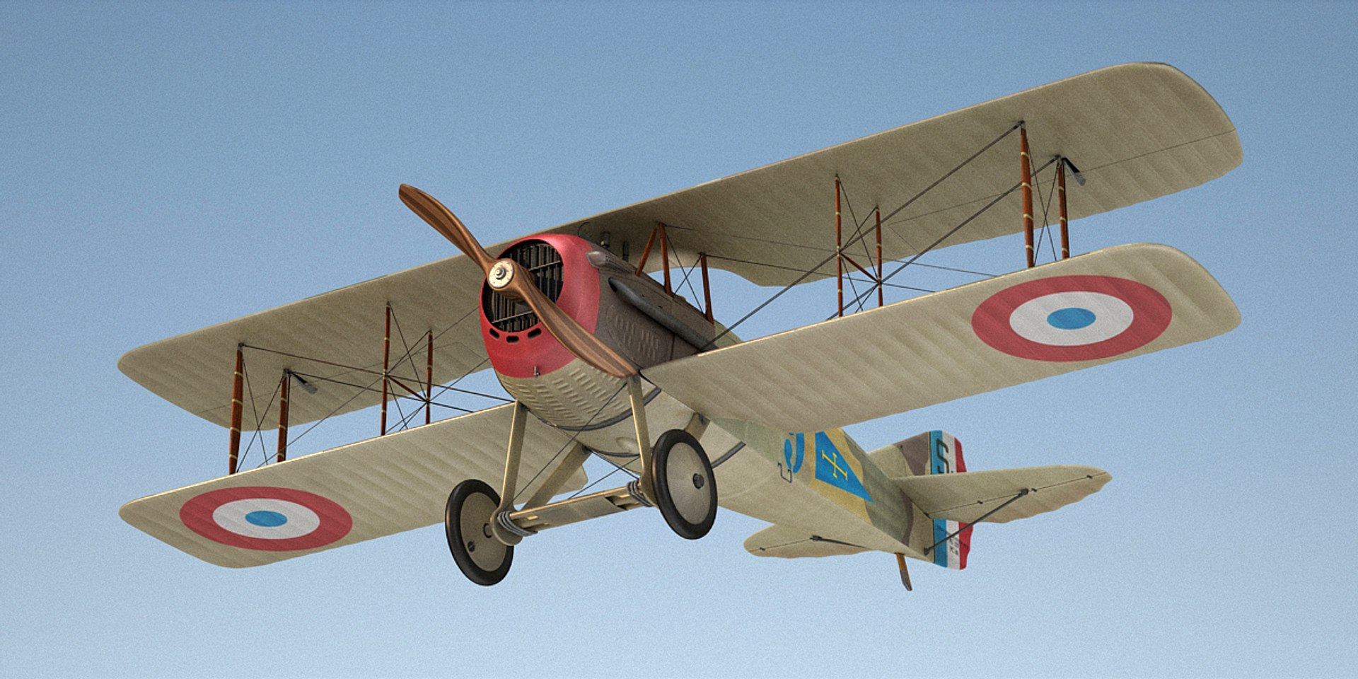 3D Spad S Xiii Maurice - TurboSquid 1422762