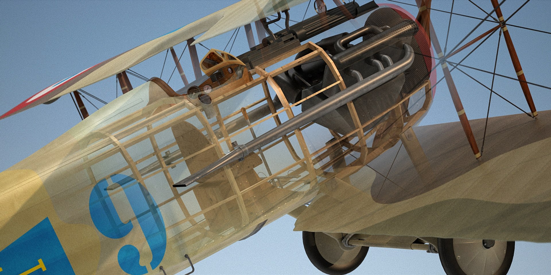 3D Spad S Xiii Maurice - TurboSquid 1422762