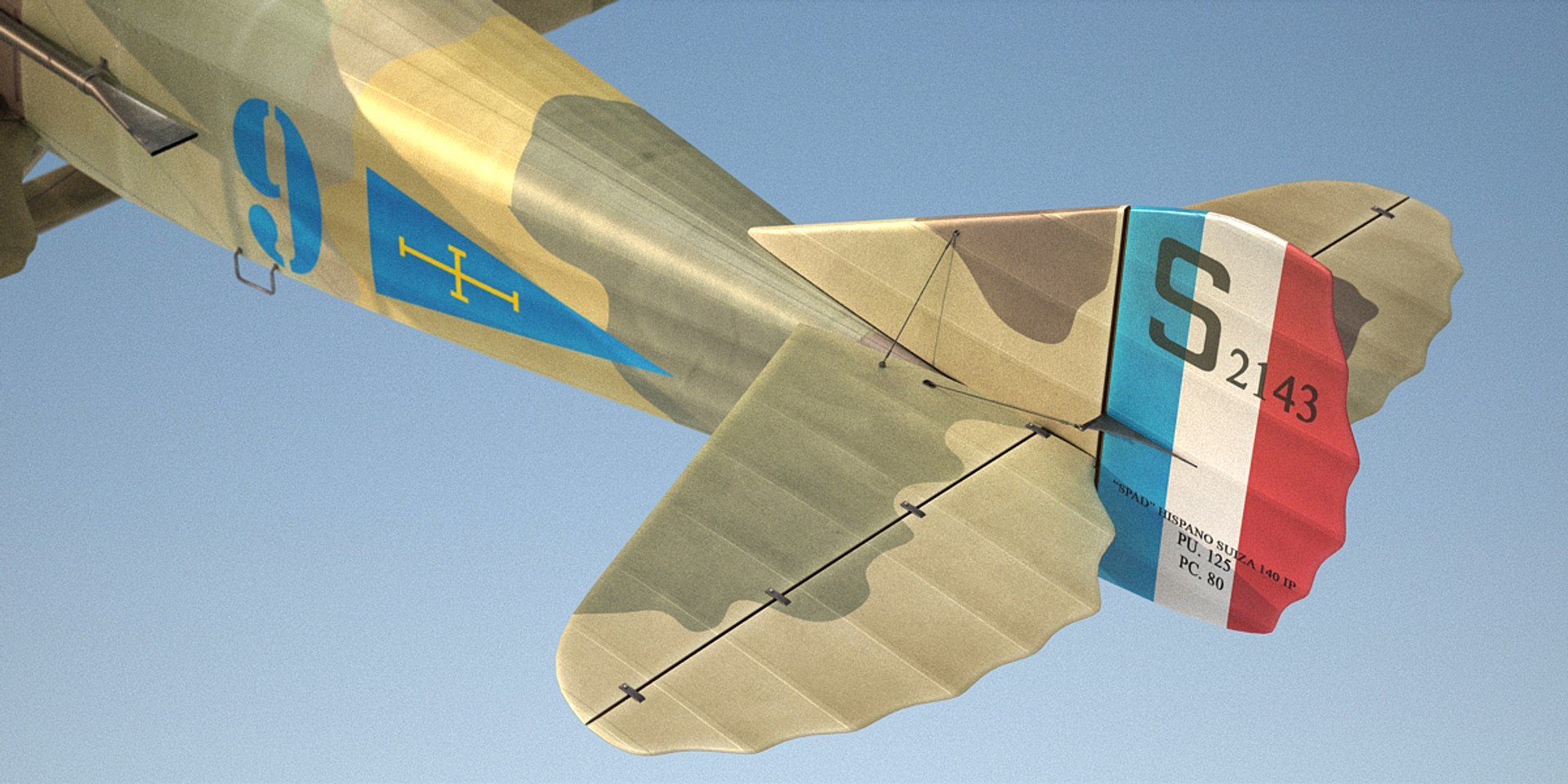 3D Spad S Xiii Maurice - TurboSquid 1422762