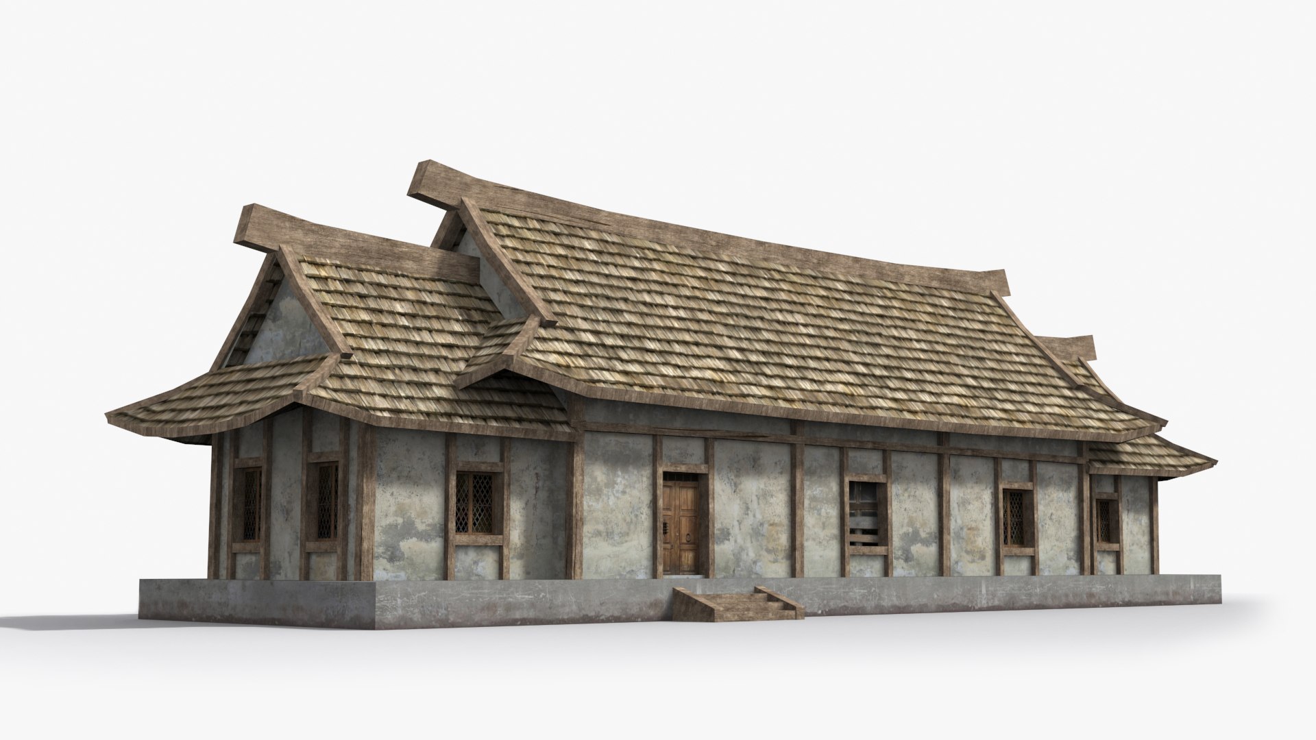 Ancient House X8 3D Model - TurboSquid 1941178
