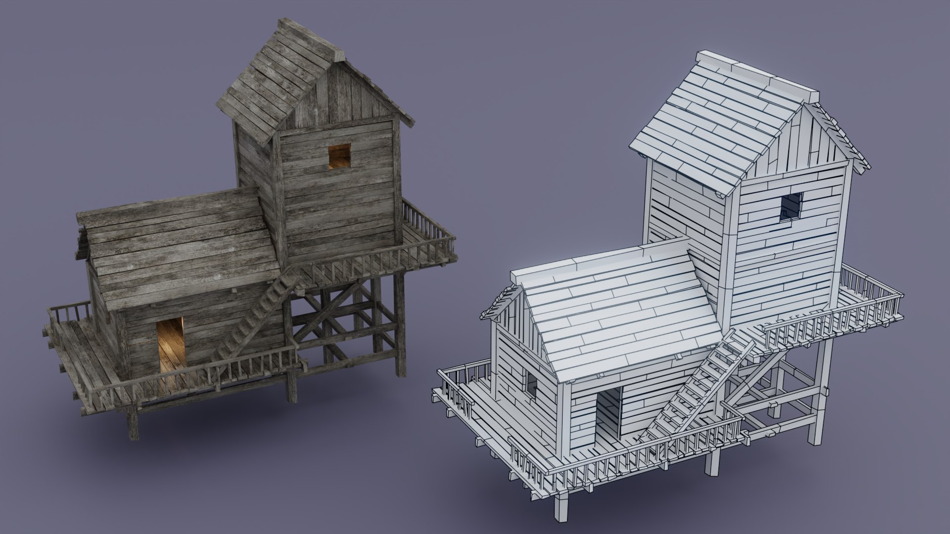 Pirate Town 3D Model - TurboSquid 2002320