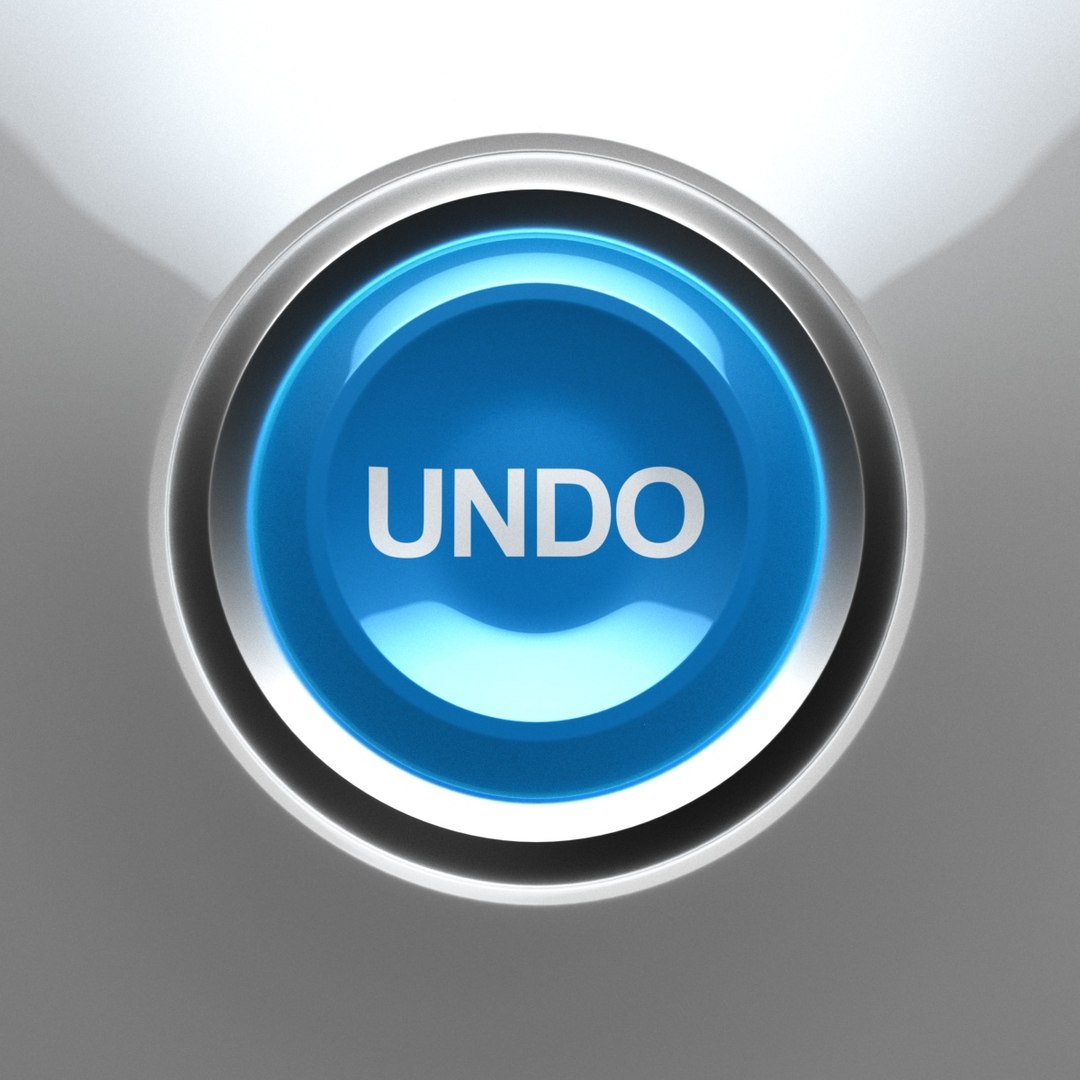 3D Undo Button - TurboSquid 1175427