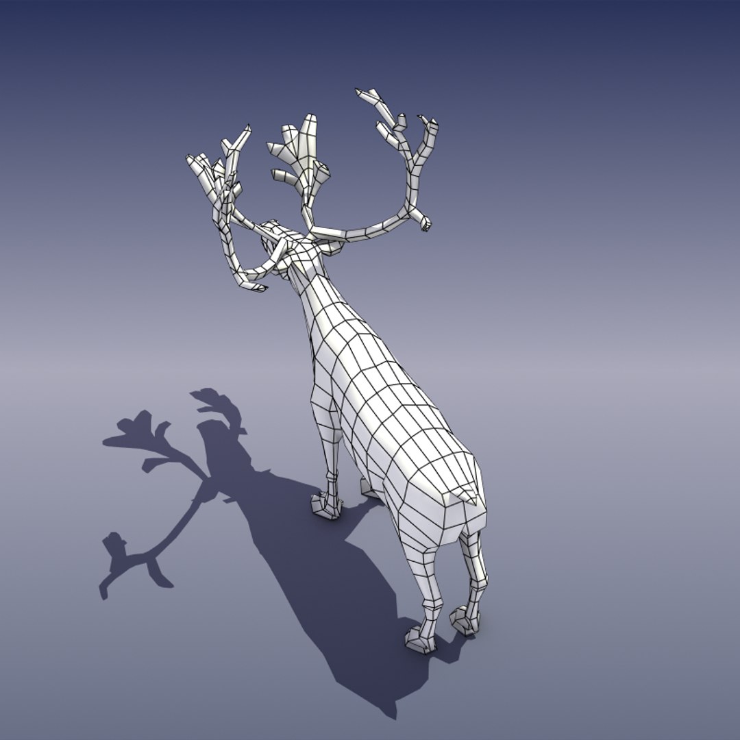 Reindeer Deer Real 3d Model